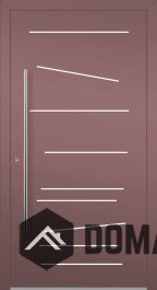 LIM Line-inox - aluminium toegangsdeur Domadeco